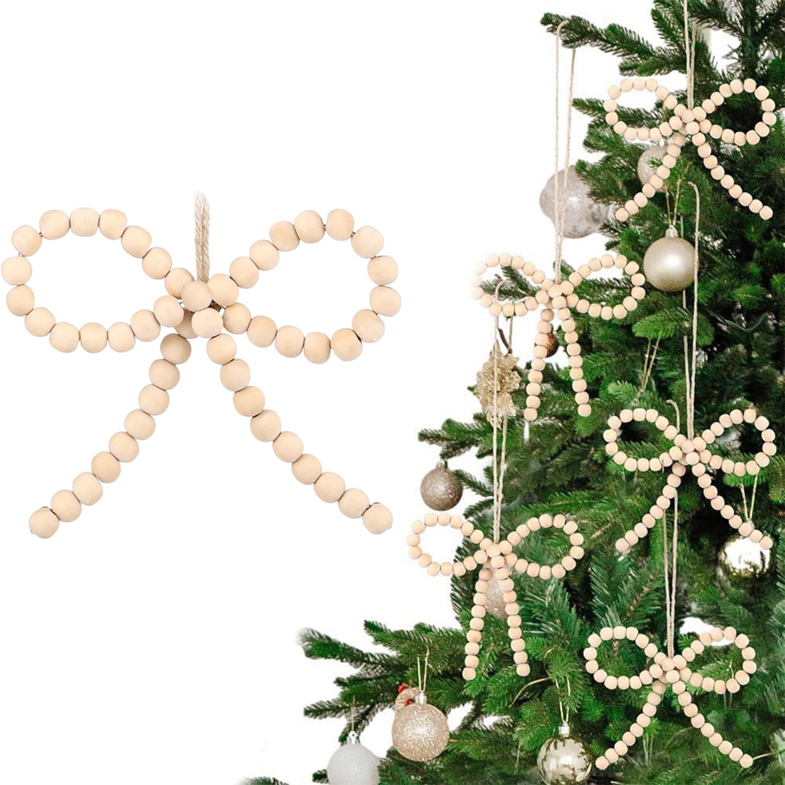 Bzdzmqm under $5 Bow Ornaments, Bow Shaped Hanging Ornaments with ...