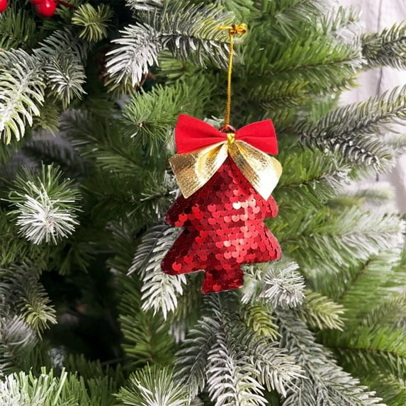 Bzdzmqm under $5 Christmas Day Party Decorations, Christmas Sequin Bow ...