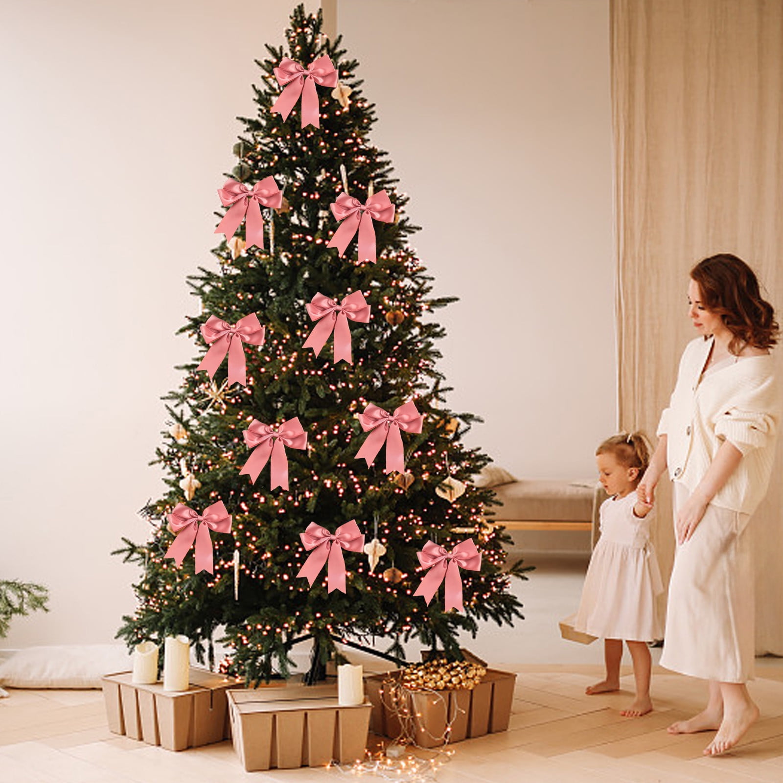 Bzdzmqm under $5 Polyester Ribbon Bow, Christmas Polyester Ribbon ...