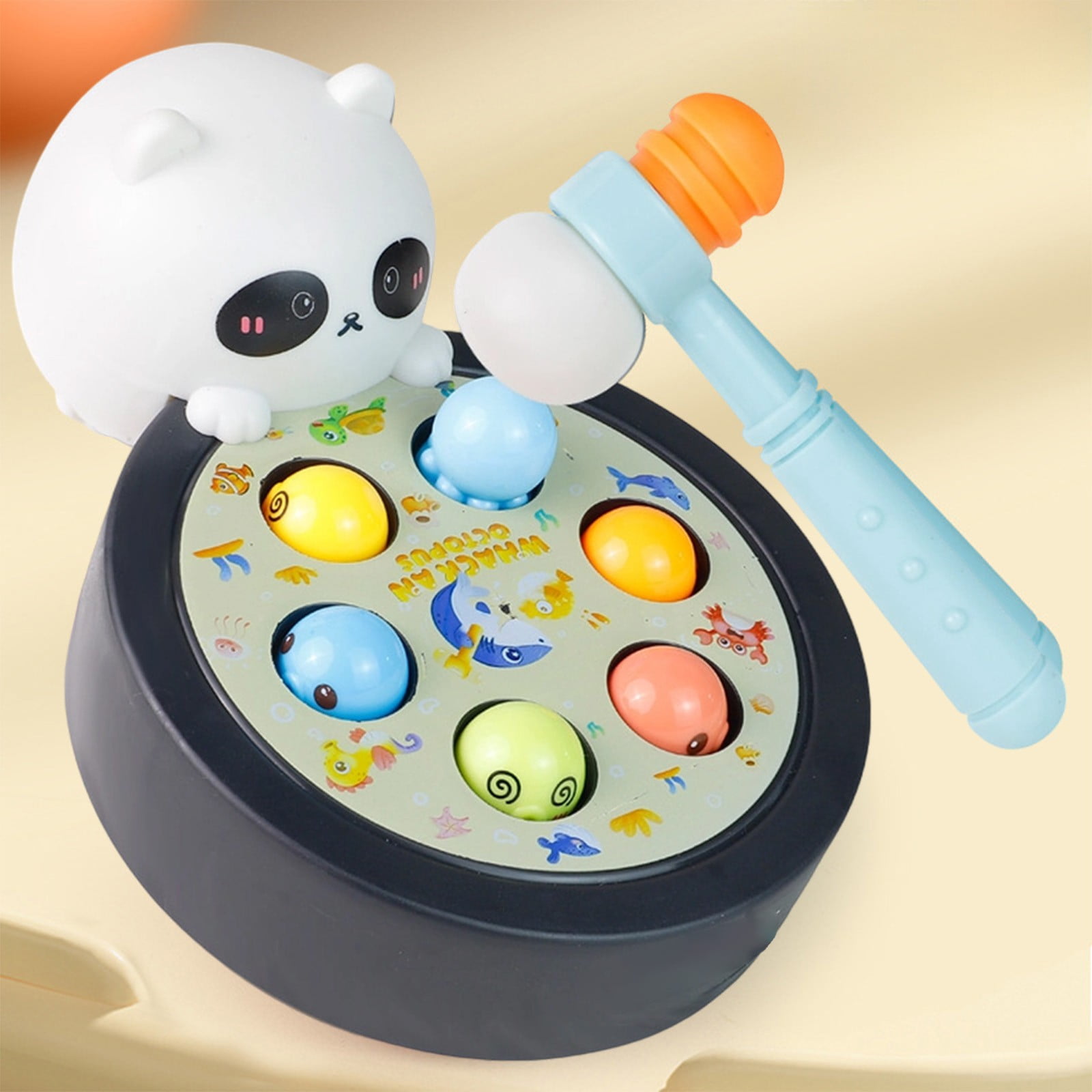 Bzdzmqm Groundhog GameChildren'sToy, Whackamole Puzzle Tapping Activity ...