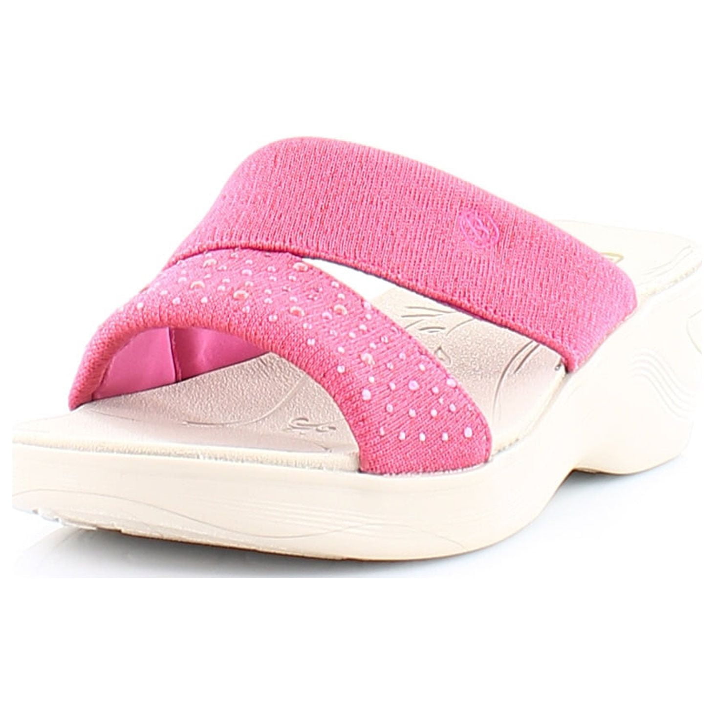 Bzees Dynasty Bright Women's Sandals & Flip Flops Paradise Pink Sparkle ...