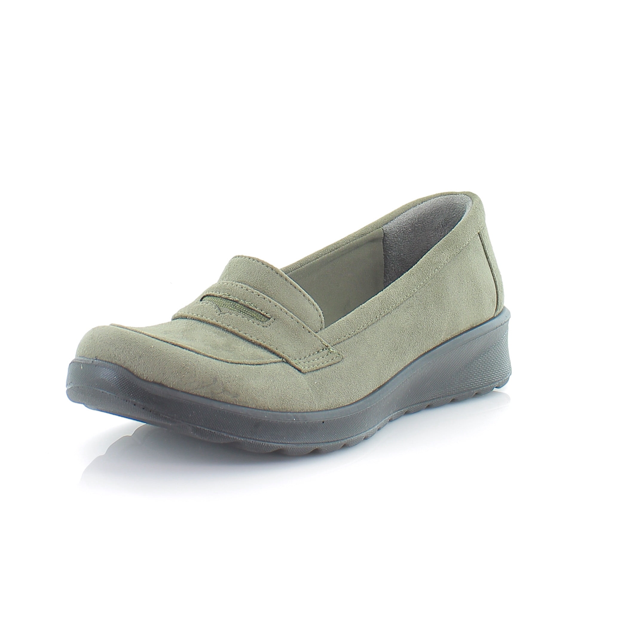 Bzees Gamma Women's Flats Olive Night Size 8 W - Walmart.com