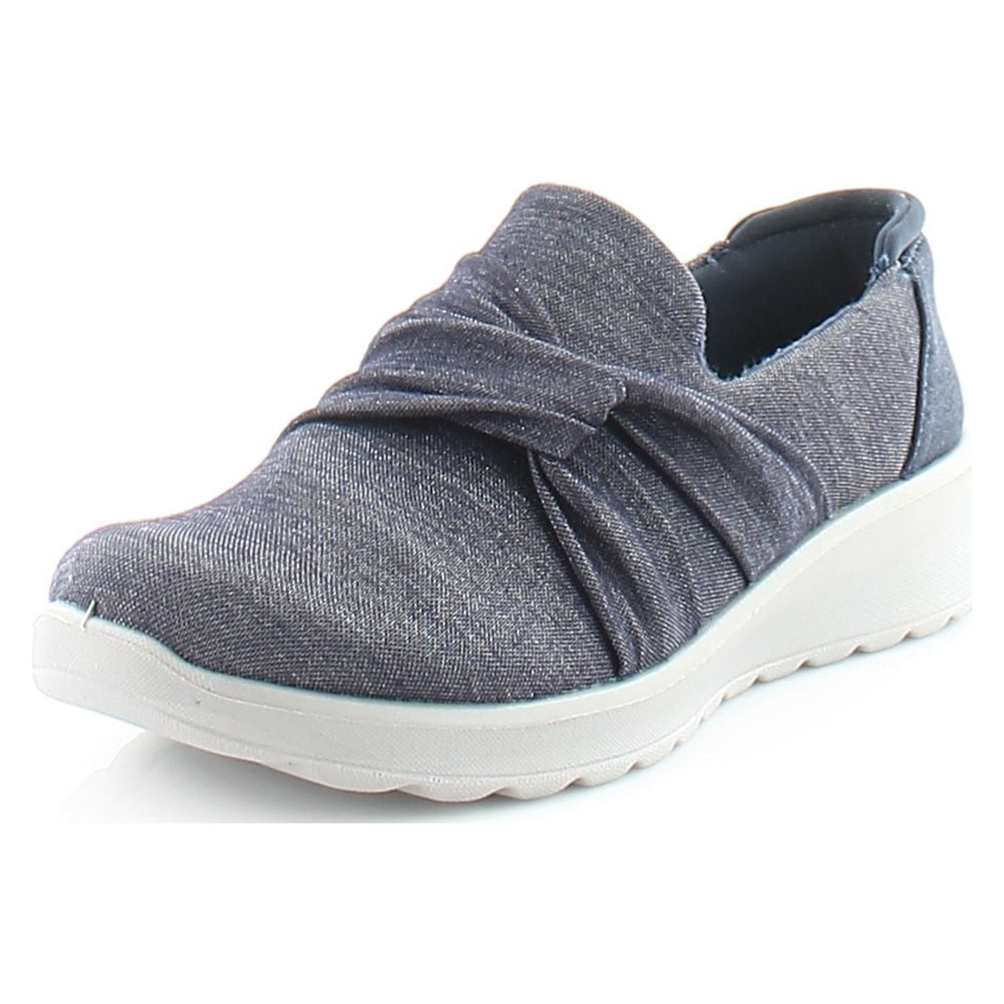 Bzees Glimmer Women's Athletic Navy Blue Shimmer Size 7 W - Walmart.com