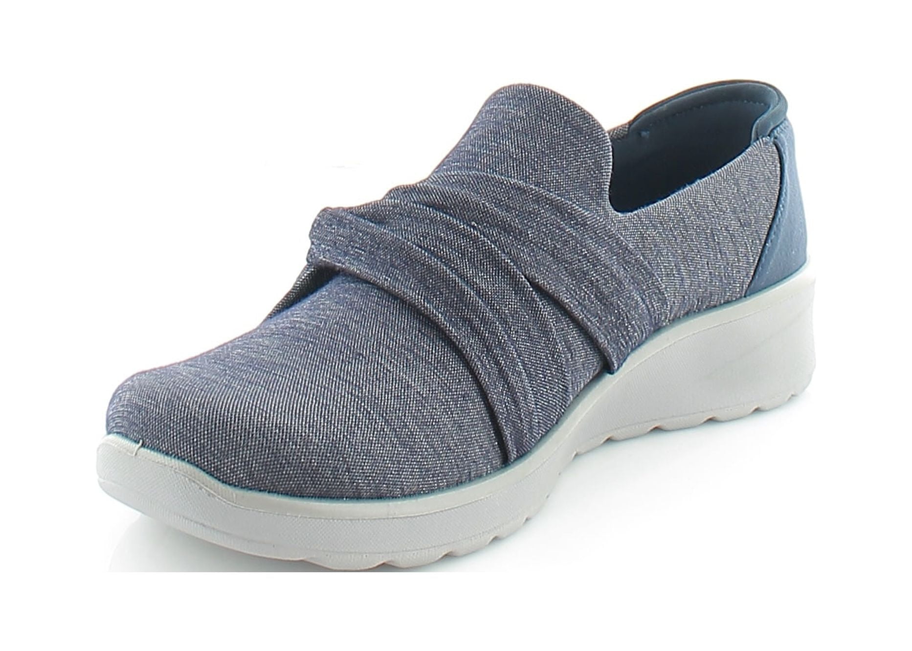 Bzees Glimmer Women's Athletic Navy Blue Shimmer Size 7 W - Walmart.com