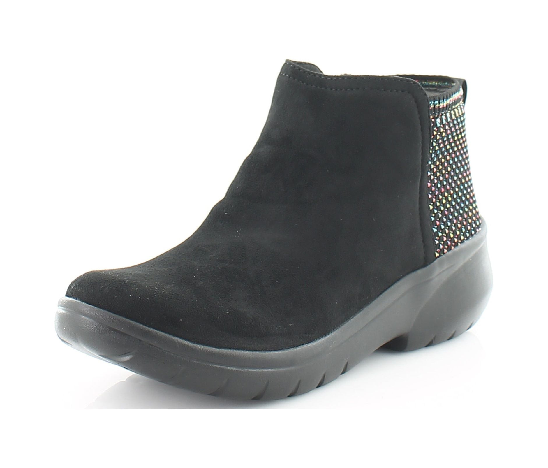 Bzees Women's Karma Ankle Boots Black Rainbow 7M - Walmart.com