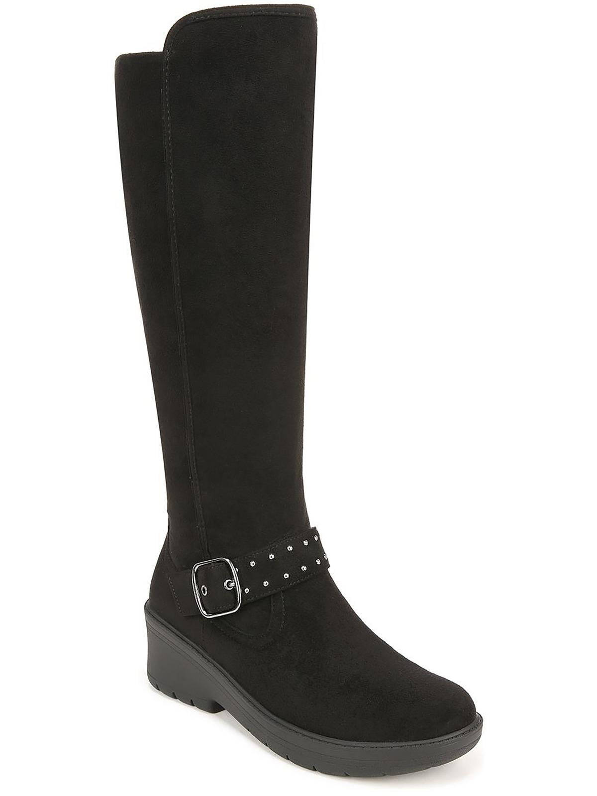Bzees Womens Brandy 2 Faux Suede Embellished Knee-High Boots - Walmart.com