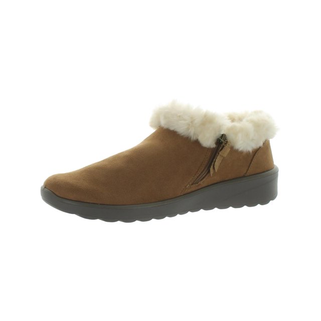 Bzees Womens Genuine Faux Shearling Padded insole Booties - Walmart.com