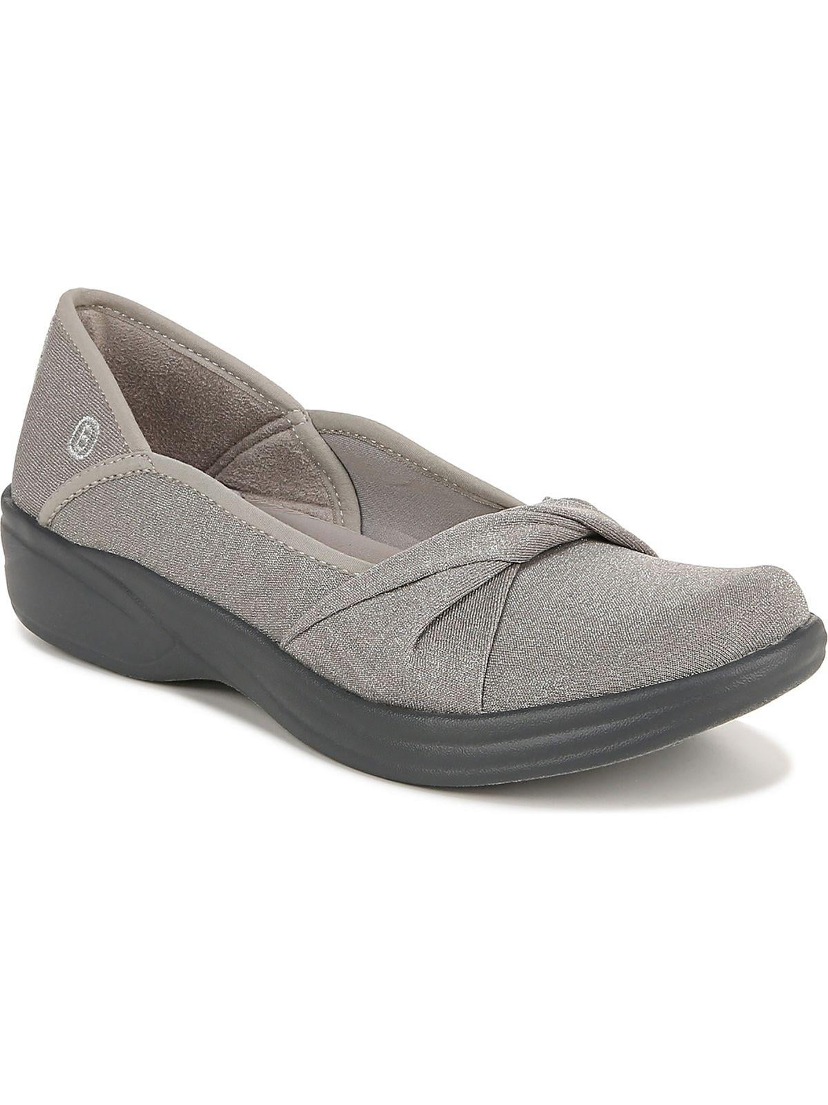 Bzees Womens Paris Metallic Comfort Slip-On Sneakers - Walmart.com