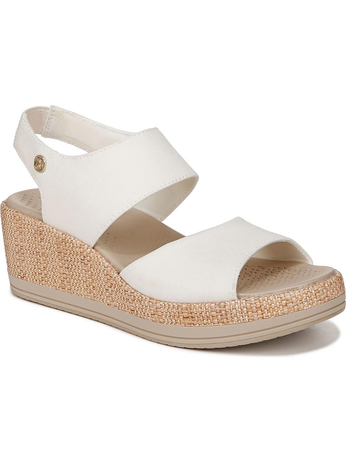 Bzees Womens Reveal Padded Insole Wedge Sandals - Walmart.com