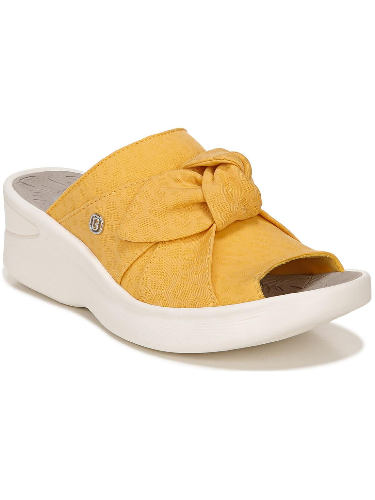 Bzees Womens Smile Woven Slip On Wedges - Walmart.com