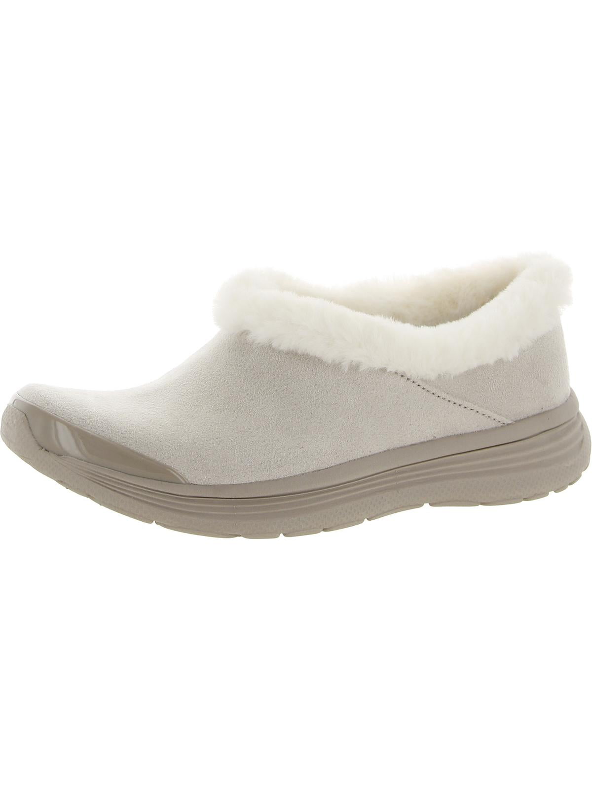 Bzees Womens Snicker Faux Fur Lined Slip-On Sneakers - Walmart.com