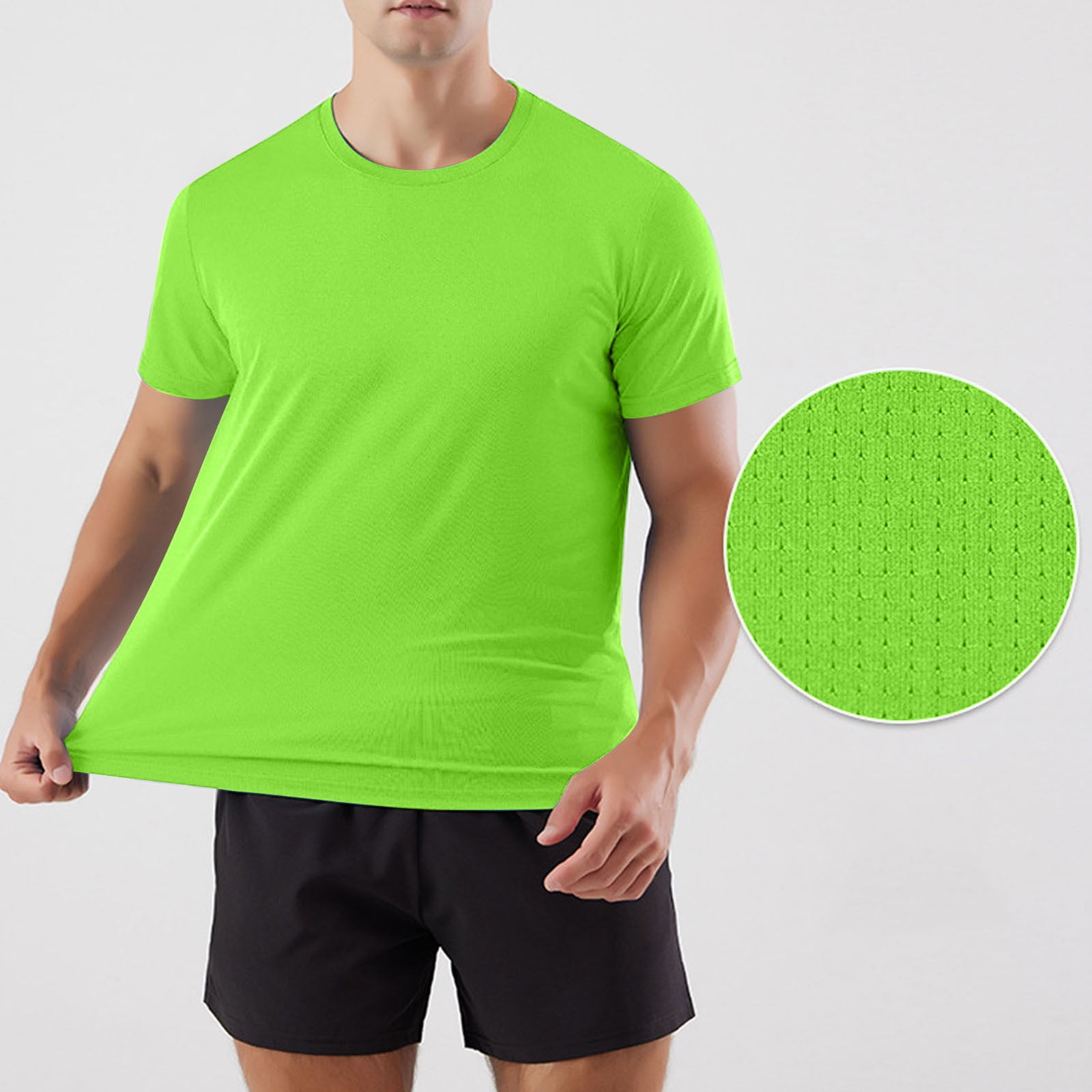 Bzhegqhd Men Casual Fashion Solid Color Stretch Running Fitness Short ...