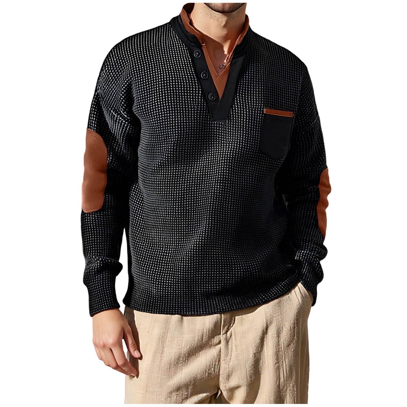 Bzhegqhd Men's Zip Up Hoodies Long Sleeve Arm Pocket Pullover Casual ...