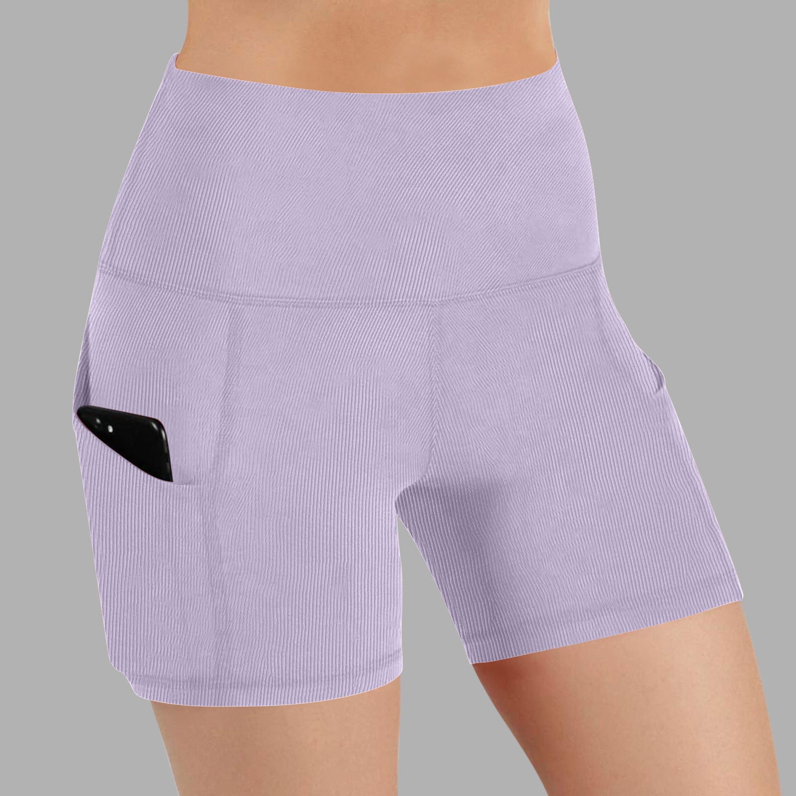 Bzhegqhd Women's High Waisted Pocket Stretch Shorts Perfect for Running ...