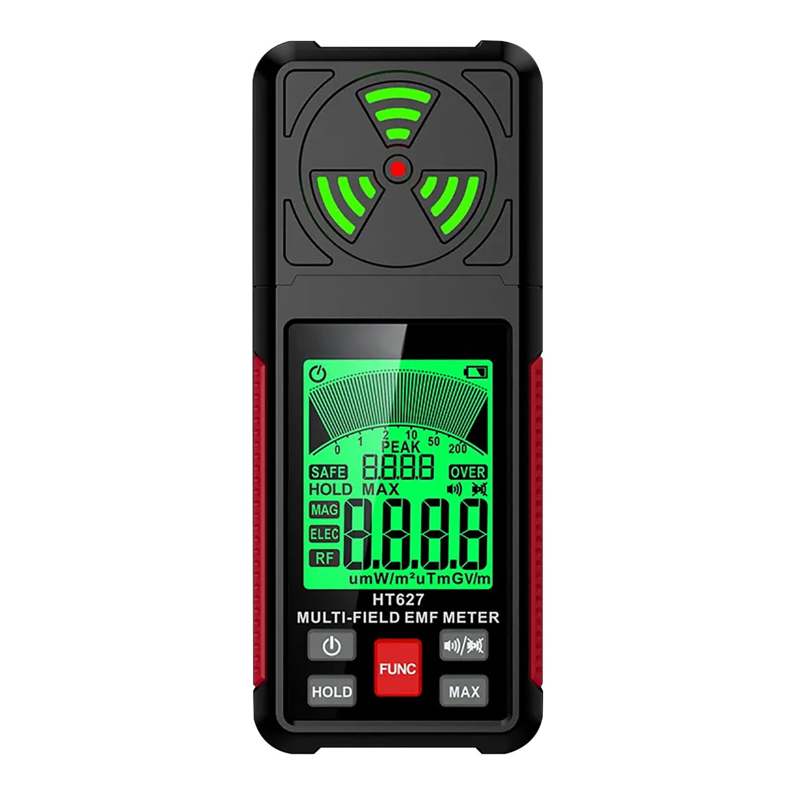C-018 3-In-1 Emf Meter Detector For Electromagnetic Field Radiation ...