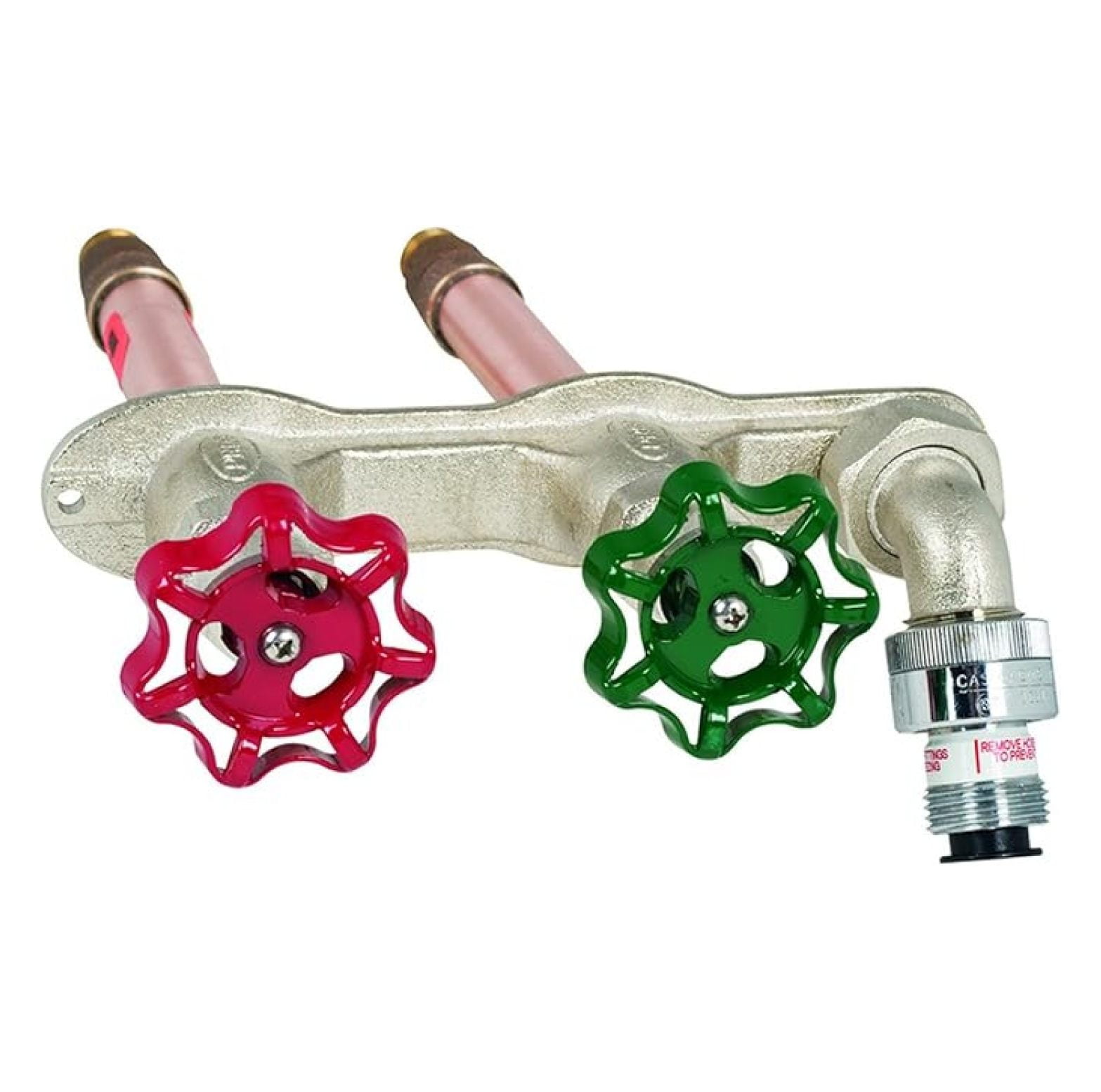 C-108D12 12-Inch Hot and Cold Mixing Hydrant with 1/2-Inch MPT and 1/2 ...