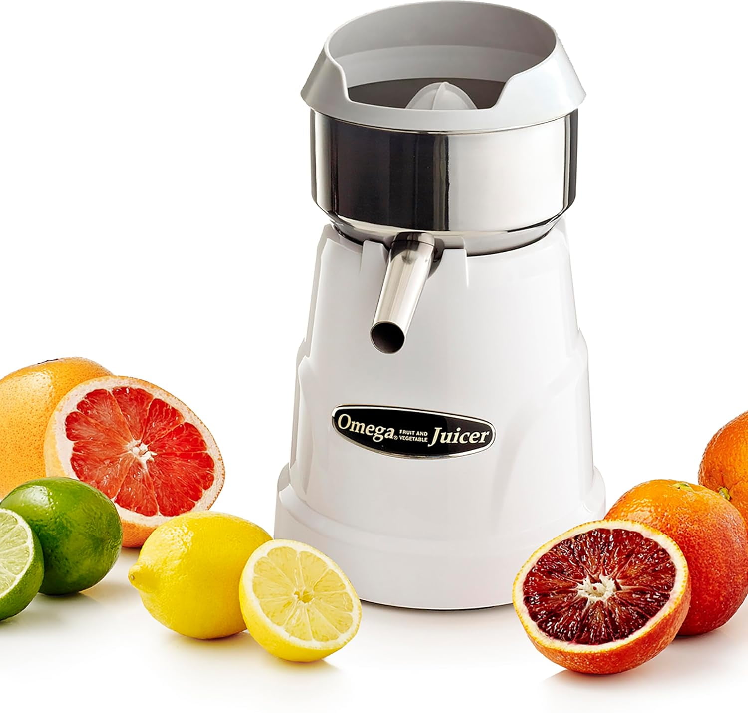 C-10W Professional Citrus Juicer Features 3 Juice Cones for All Citrus ...