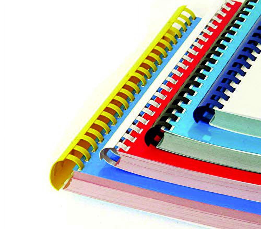 C-12 Binding Machine, 21-Hole, Value Kit 100 PCS 5/16'' Comb Binding ...