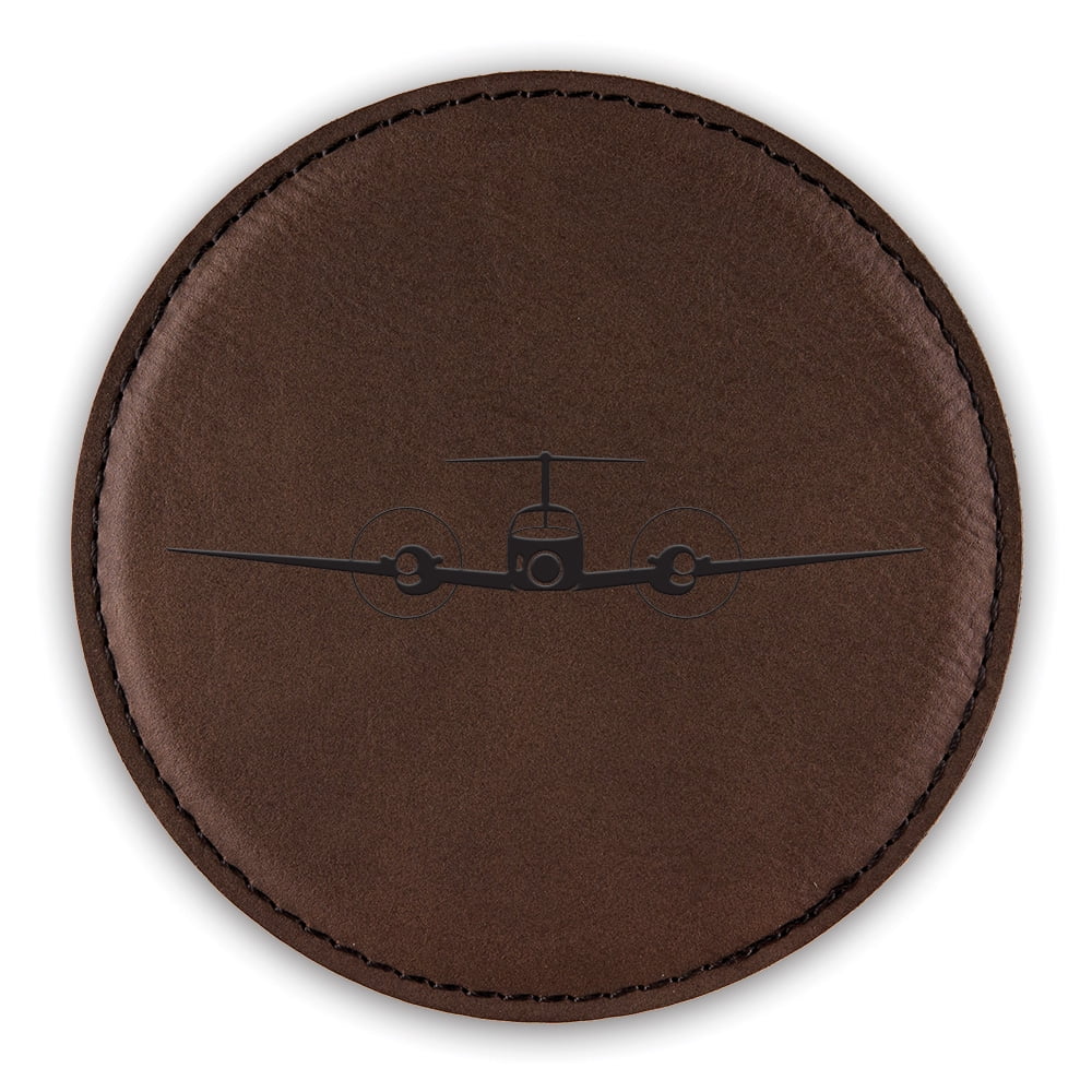 C-12 Huron Coaster Laser Engraved Leatherette - Round Coasters - Many ...