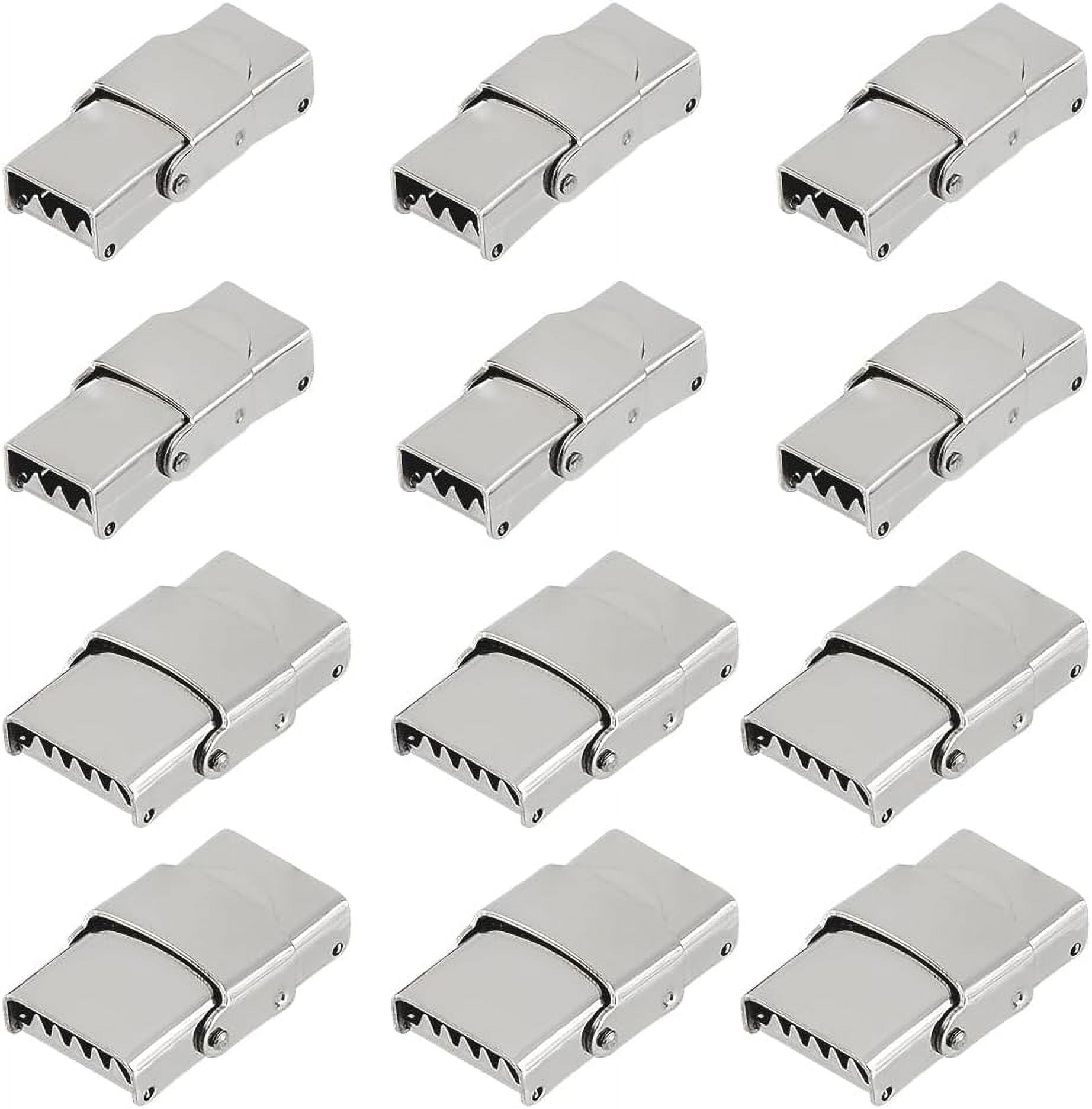 C 12Pcs 2 Styles Stainless Steel Watch Buckle Watch Band Clasps Watch ...