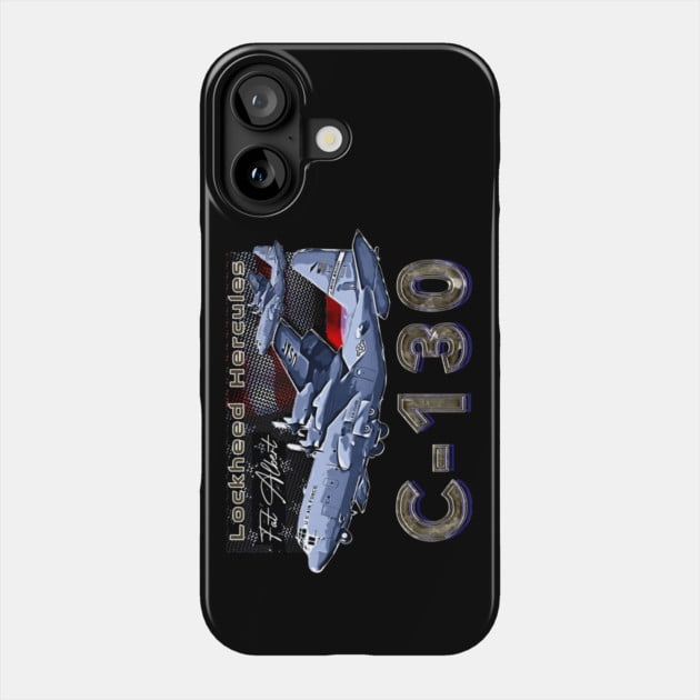 C-130 Hercules Military Aircraft Case for iPhone 11,12,13,14,15,16,17 ...
