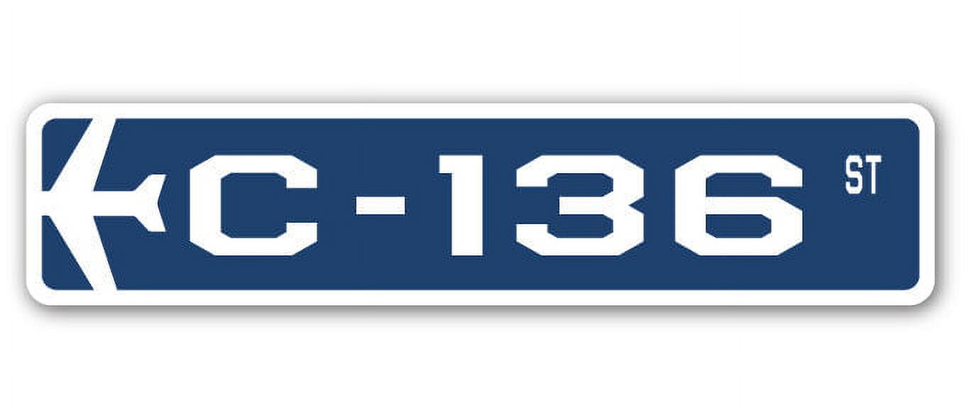 C-136 Street Sign Air Force Aircraft Military | Indoor/Outdoor | 18 ...