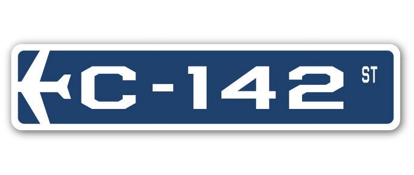 C-142 Street Sign Air Force Aircraft Military | Indoor/Outdoor | 30 ...