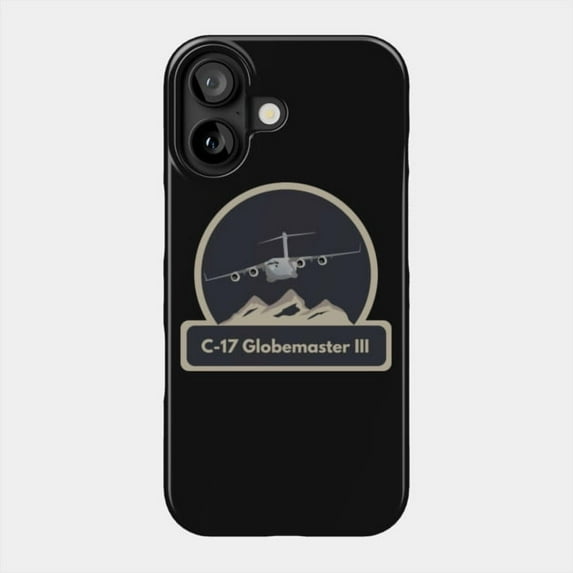 C-17 Globemaster Military Airplane Case for iPhone 11,12,13,14,15,16,17 ...