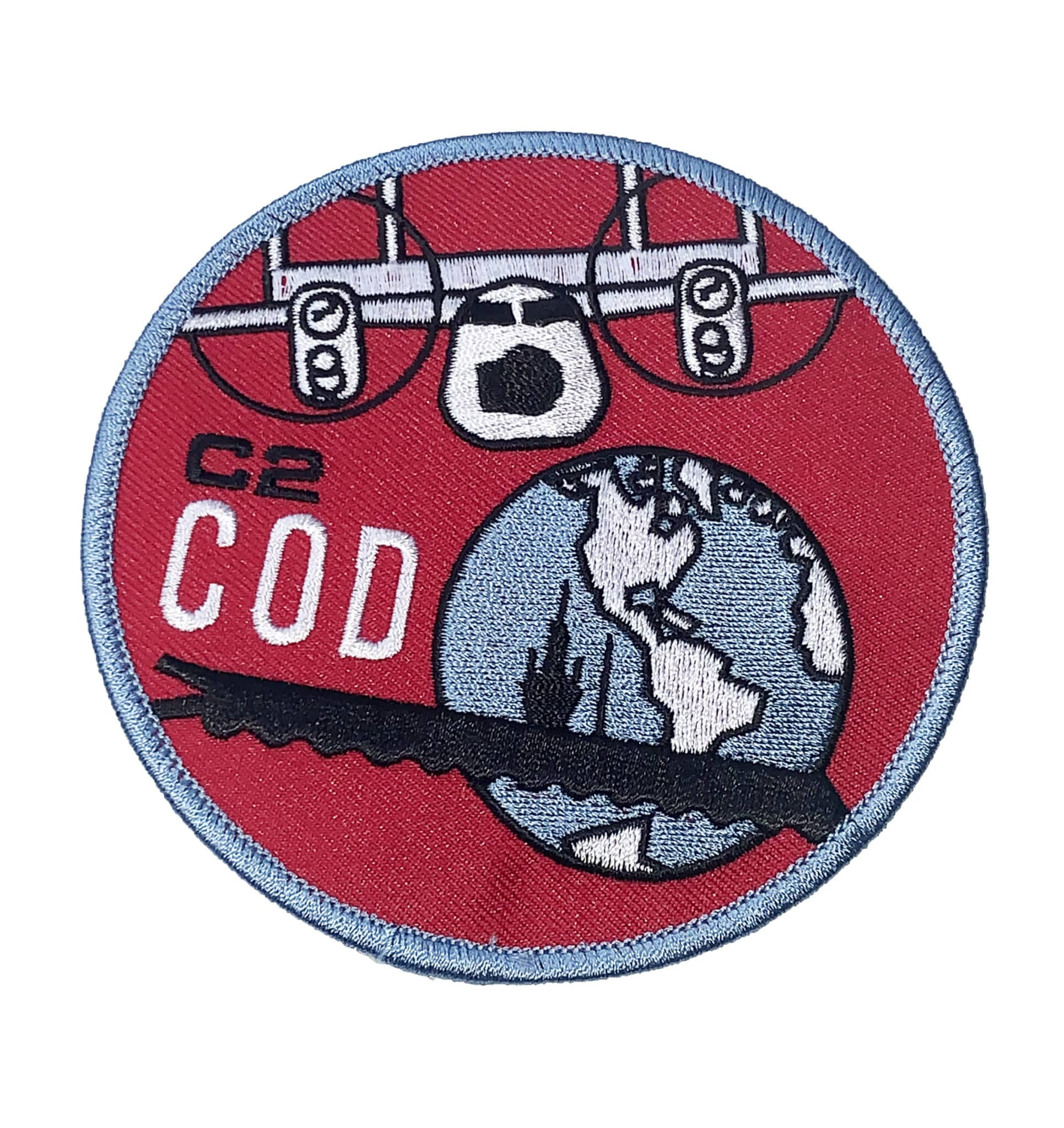 C-2 Greyhound COD Patch, Sew On, 4" - Walmart.com