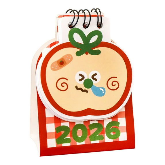 C 2026 Mini Desktop Calendar, Cute Small Desk Calendar With Monthly ...