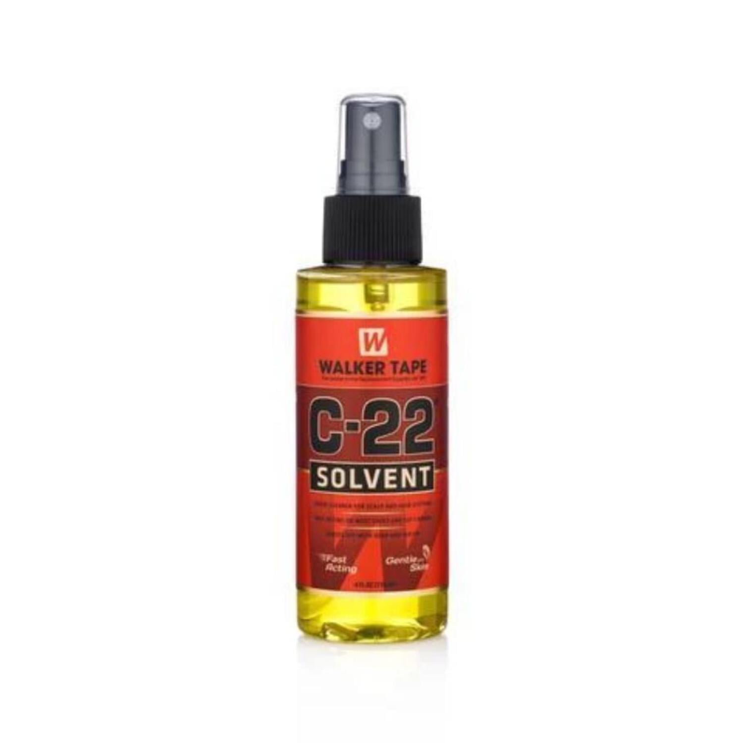 Walker Tape C-22 Adhesive Remover Spray, Skin Gentle, Scalp Cleanser, 4 ...