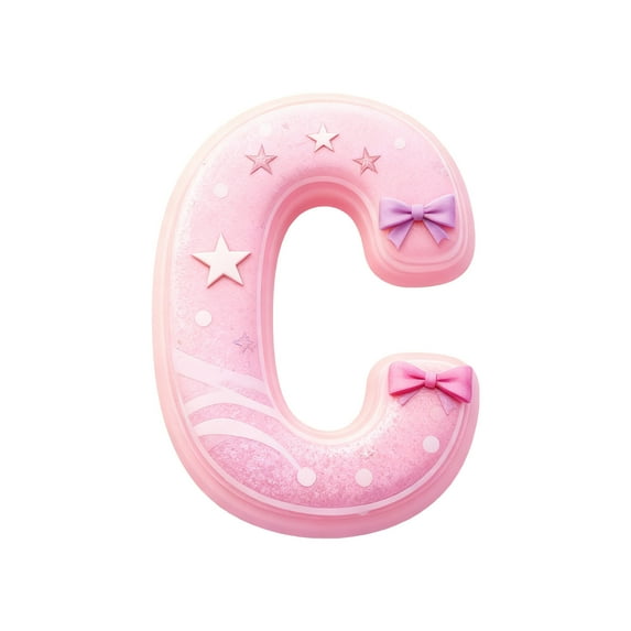 C 26 Alphabet Christmas Pendant Acrylic 2D Car Backpack Hanging ...