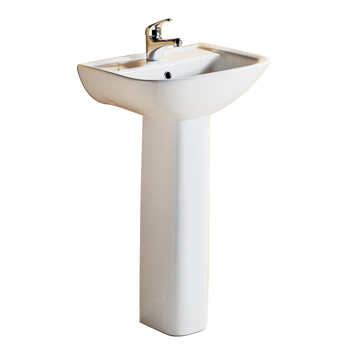 C/3-120WH Lara Pedestal Lavatory Column White - Walmart.com
