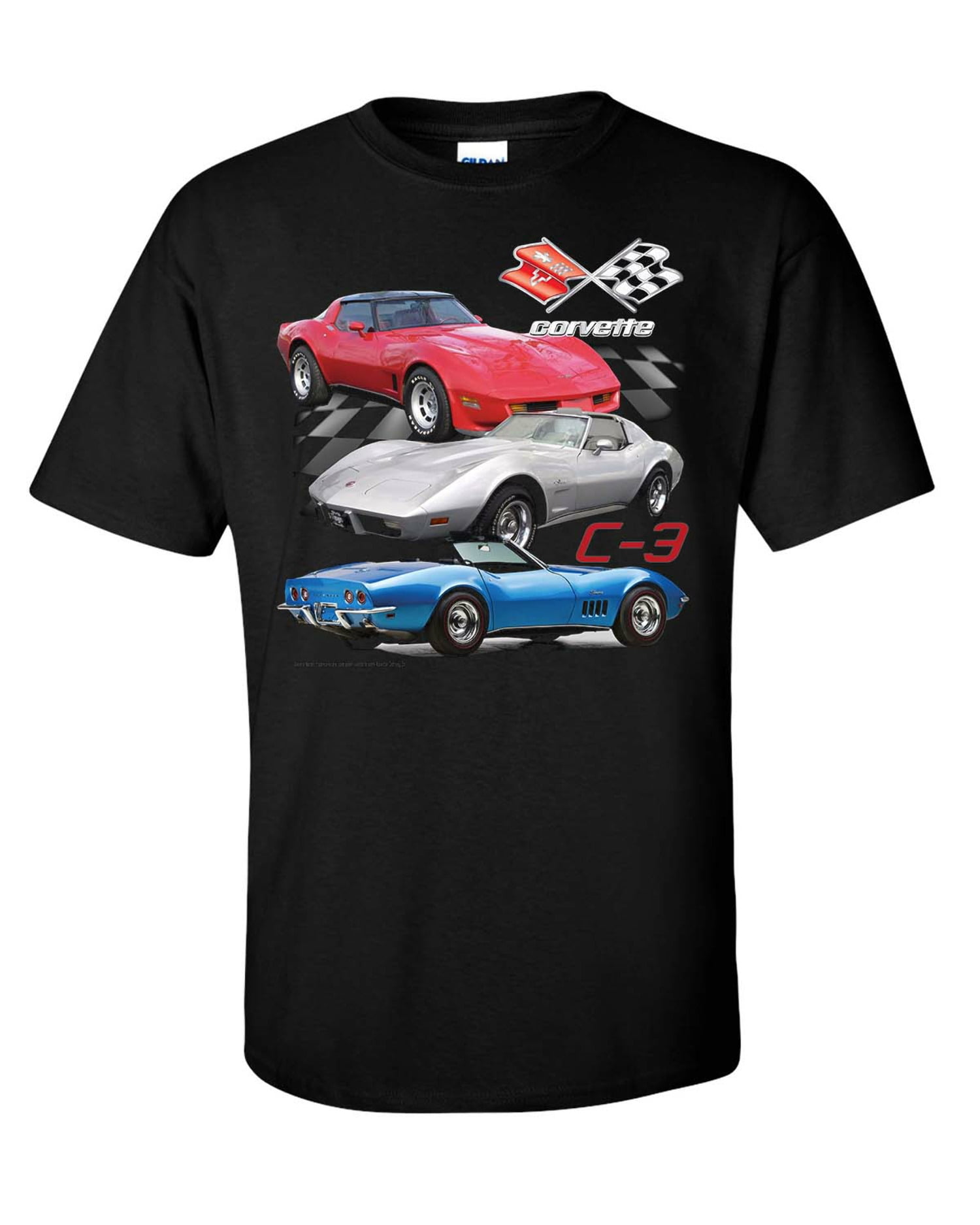 C 3 Chevrolet Corvette Men's T shirt(licensed) Johny Rockstar Brand ...