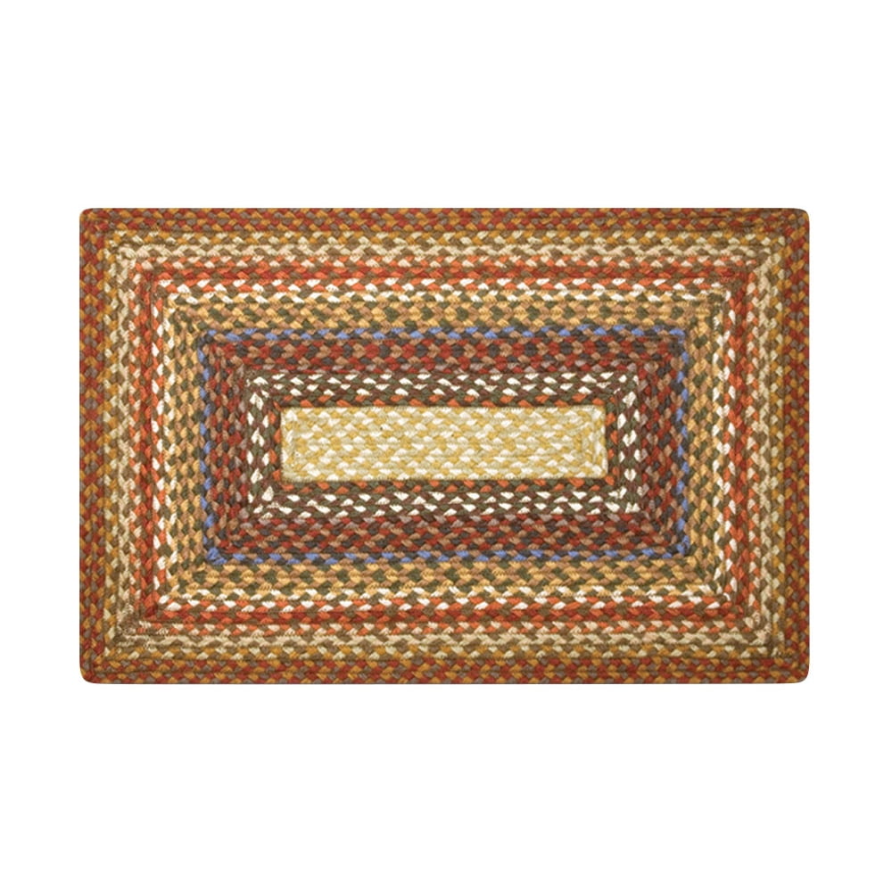 C-300 Honey, Vanilla, Ginger Braided Rug, Rectangel 20" x 30" - Walmart.com
