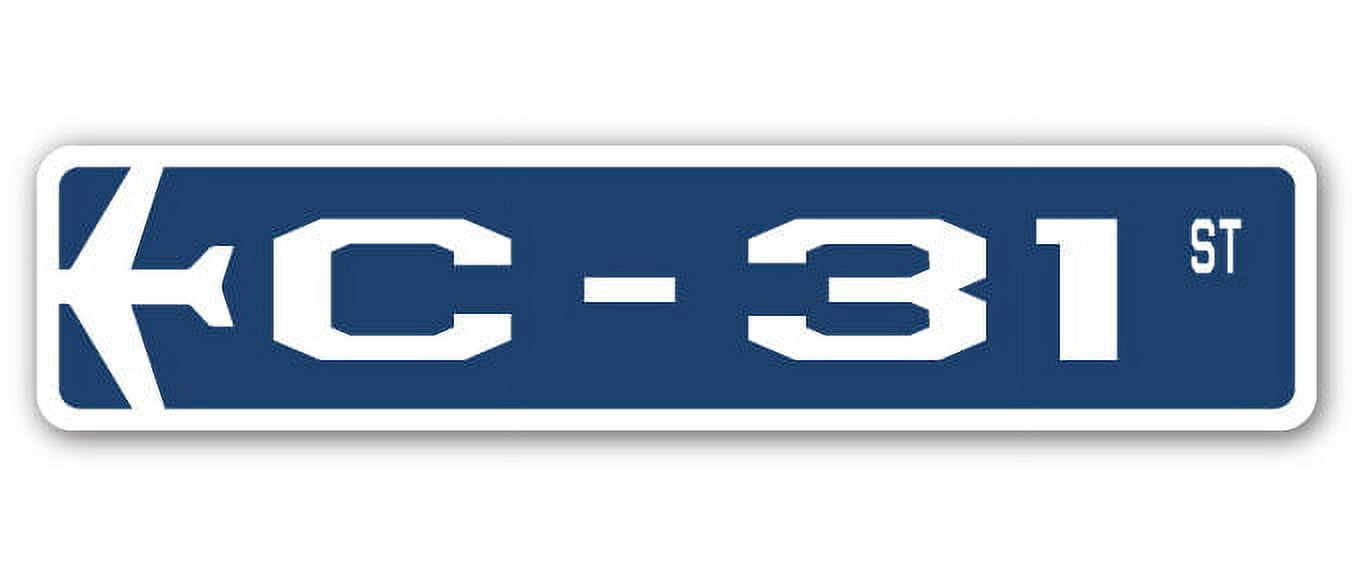 C-31 Street Sign Air Force Aircraft Military | Indoor/Outdoor | 36 ...