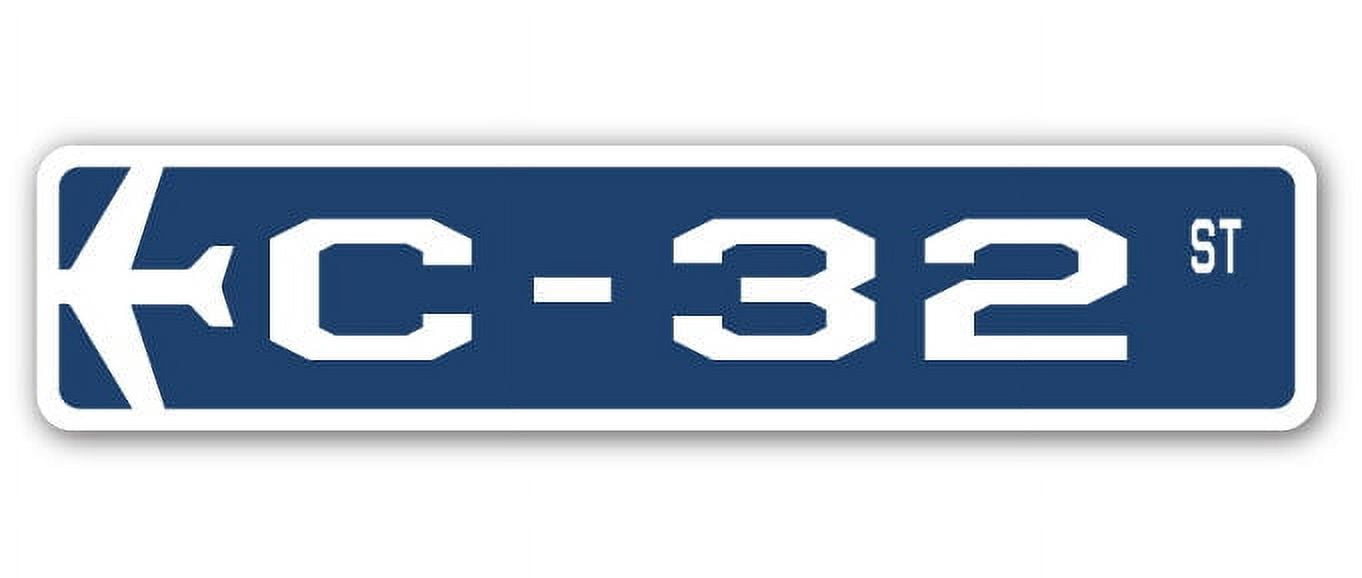 C-32 Street Sign Air Force Aircraft Military | Indoor/Outdoor | 24 ...