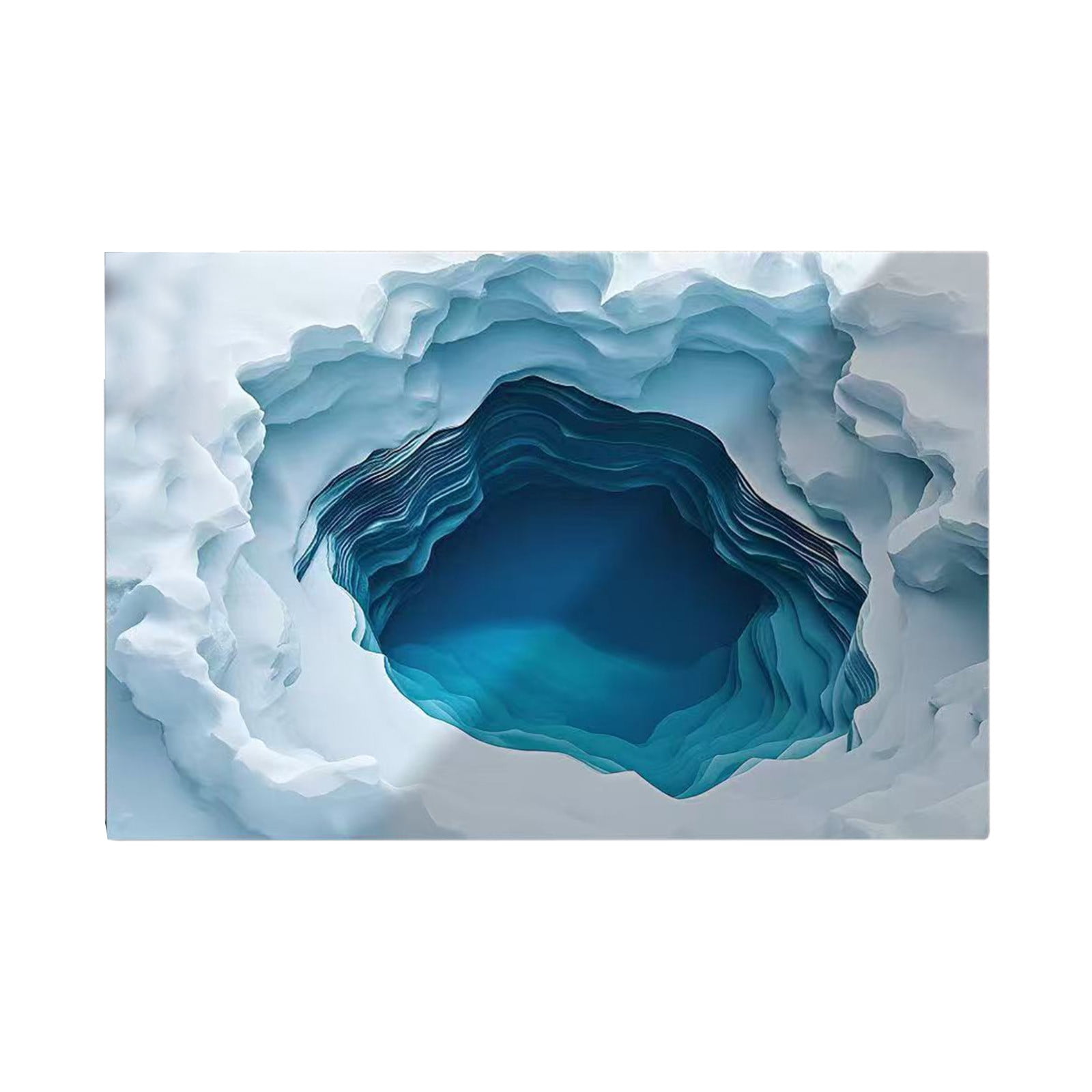 C 3D Nature Scene Visual Effect Non-Slip Mat For Bathroom And Entryway ...