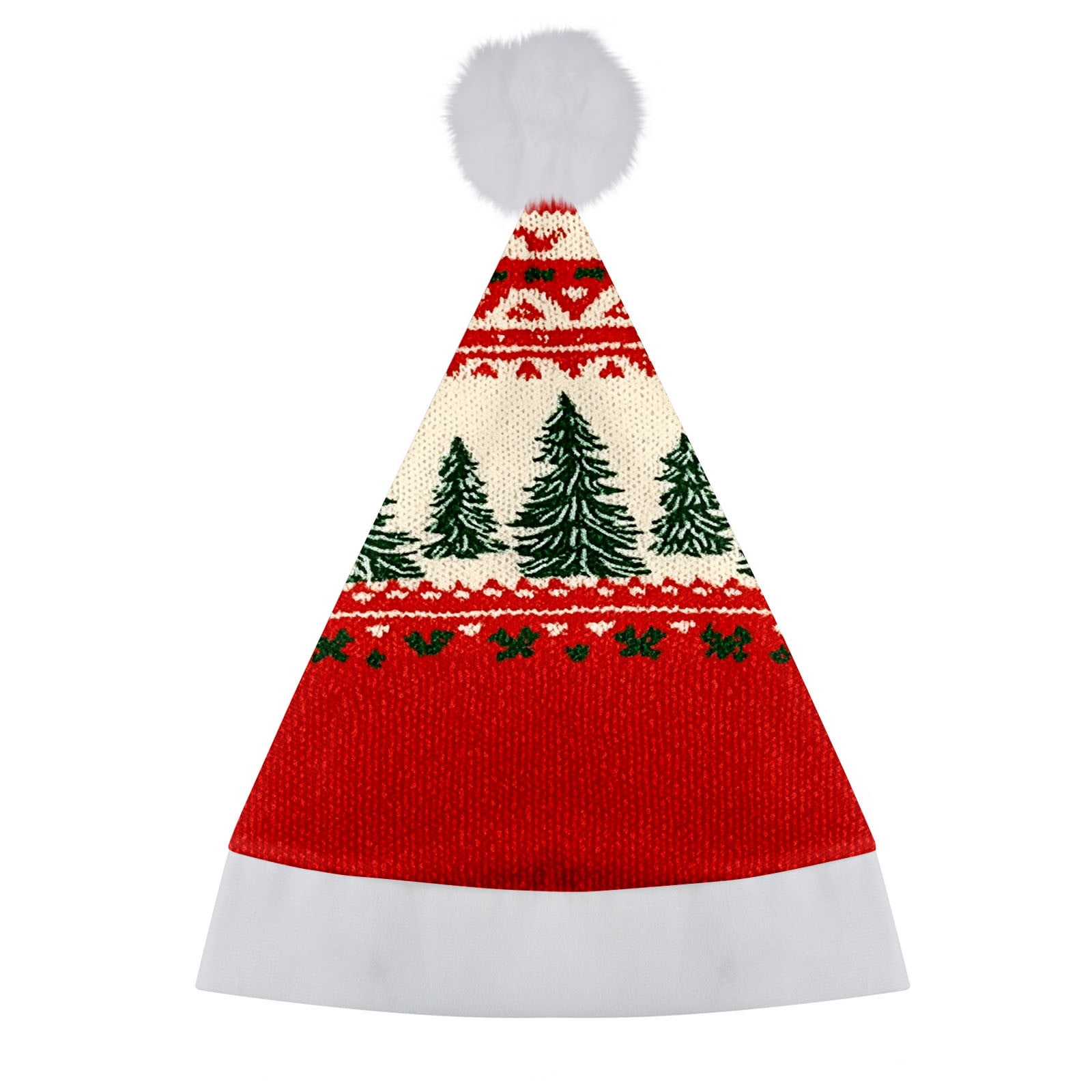 C-441 Red Daily Fashion Casual Christmas Printed Hat #75776 - Walmart.com
