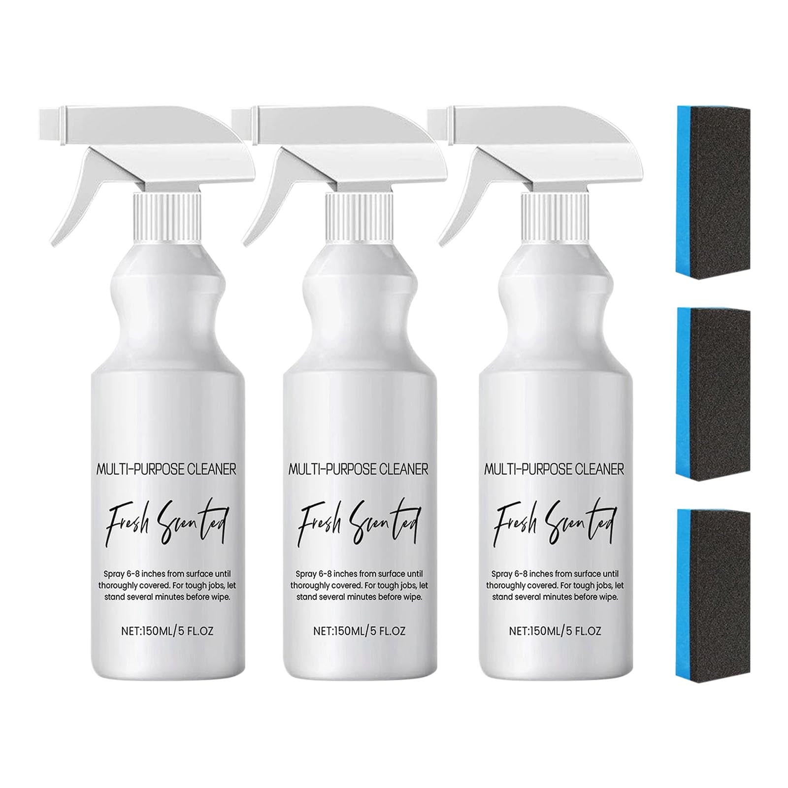 C 450Ml Triple Cleaning Solution Bundle With Extra Scrubbing Pads For ...