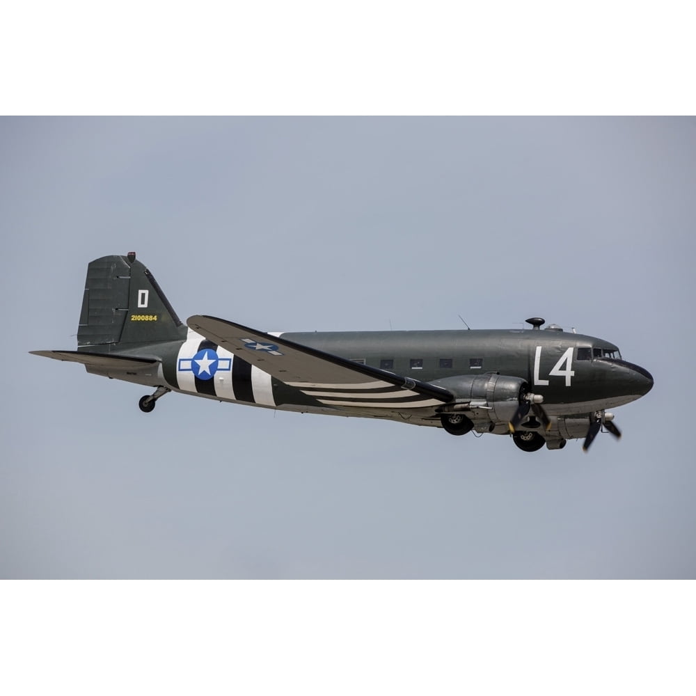 C-47 Skytrain in USAAF markings. Poster Print by Timm Ziegenthaler ...