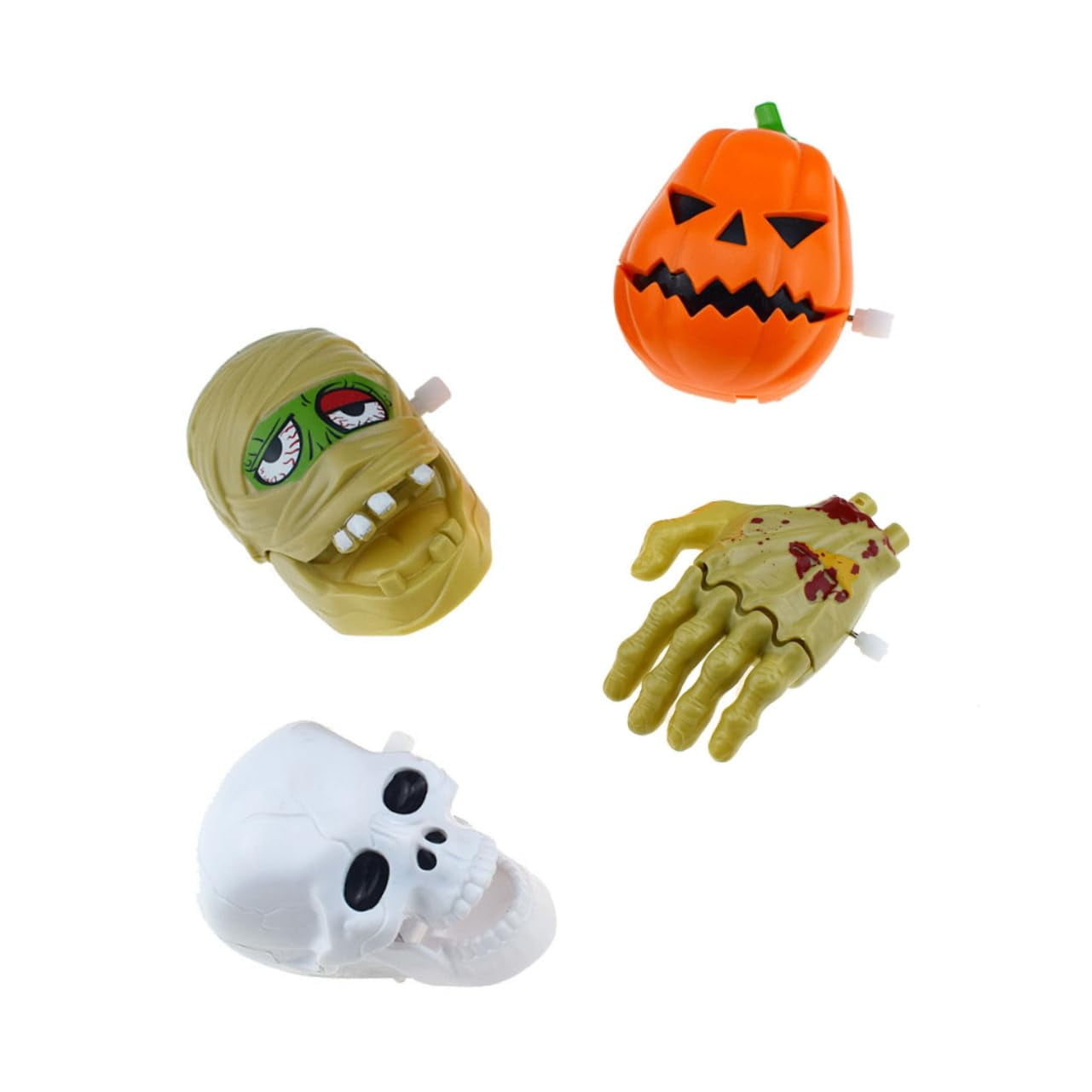 C 4pcs Halloween Wind Up Clockwork for Fun Moving Halloween Party ...