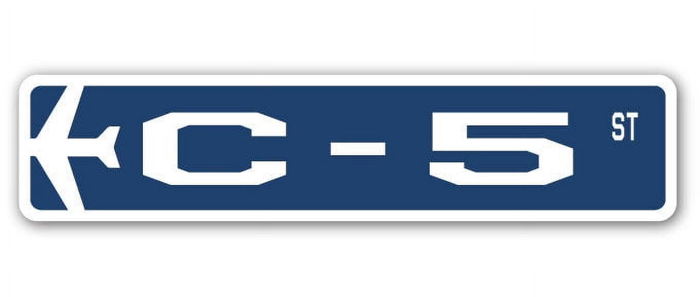 C-5 Street Sign Air Force Aircraft Military | Indoor/Outdoor | 30" Wide ...
