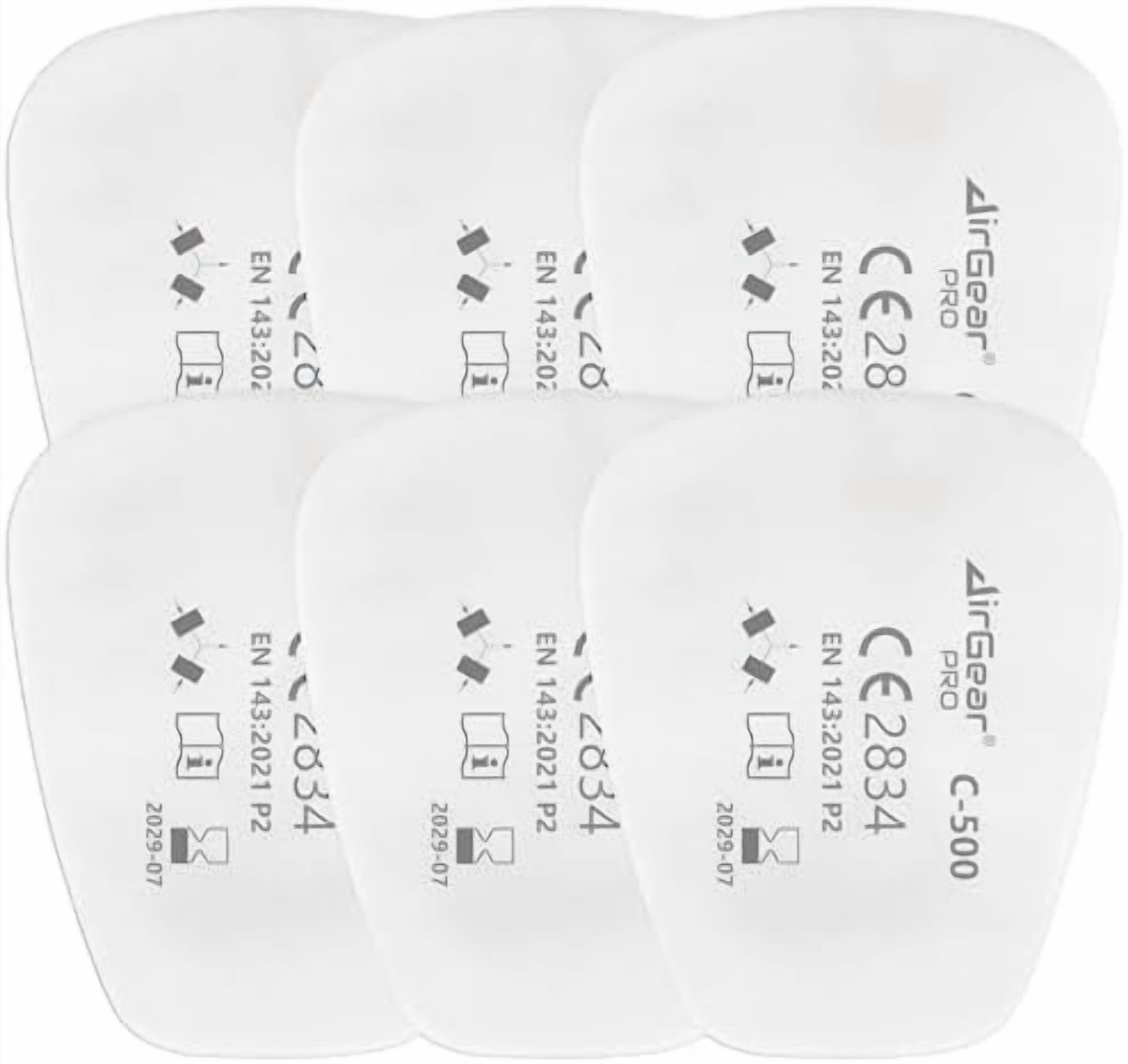 C-500 Filters for Reusable Respirator Mask | Anti-Dust Respirator ...