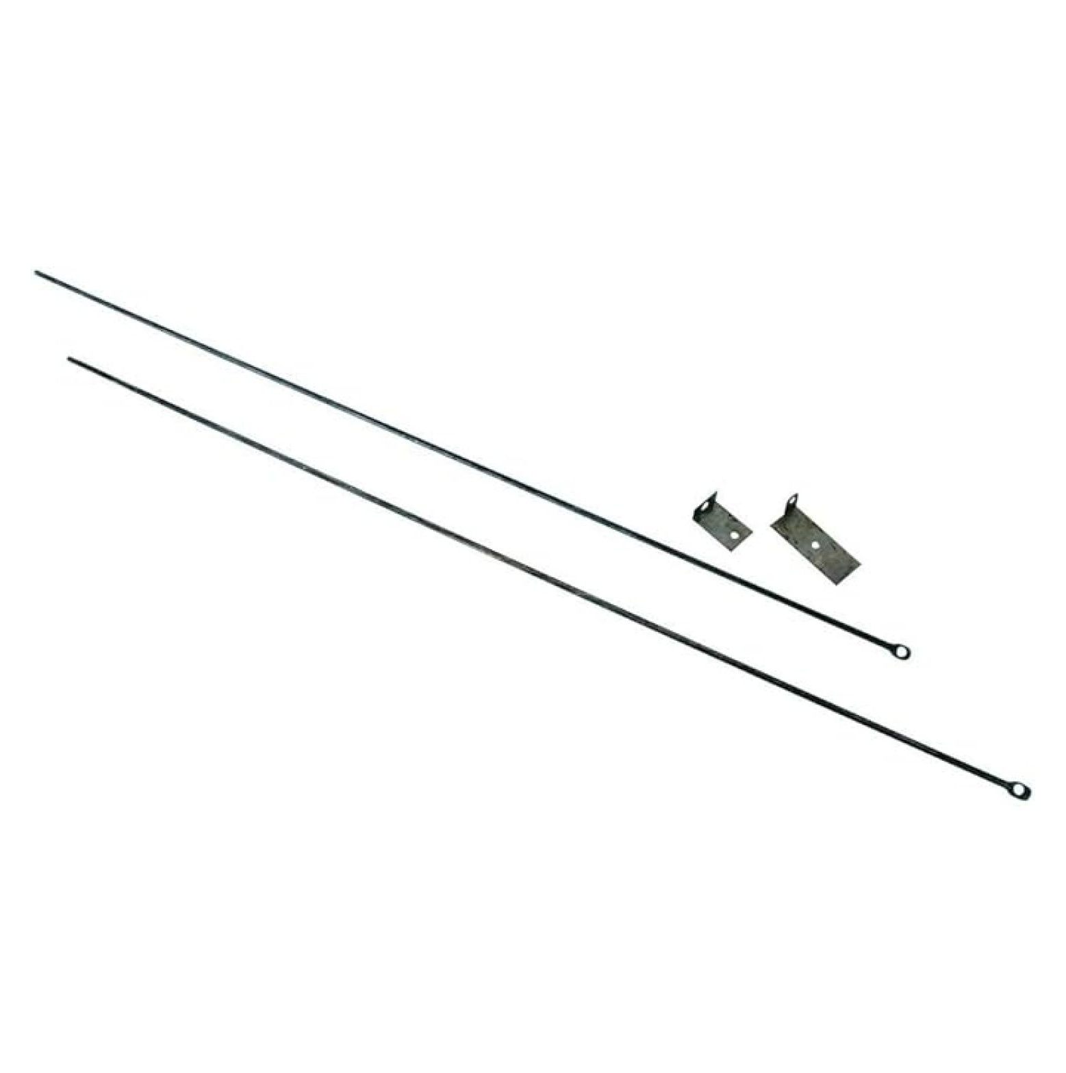, C-6800, Fireplace Curtain Rod KIT, 32 in. to 58 in. Long - Walmart.com
