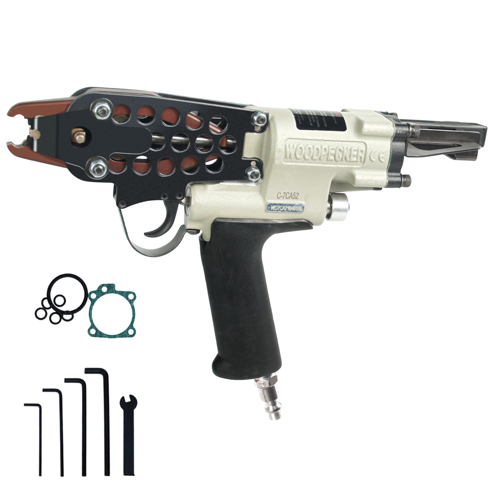 C-7CA52 15GA Pneumatic Hog Ring Stapler,3/4'' Crown, 4.8mm Closure ...