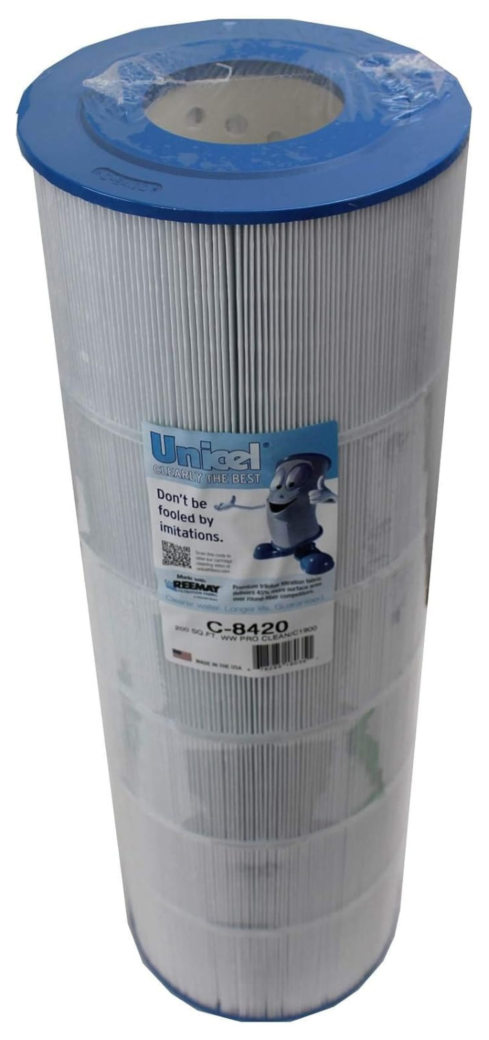 C-8420 200 Square Foot Media Replacement Pool Filter Cartridge with 236 ...