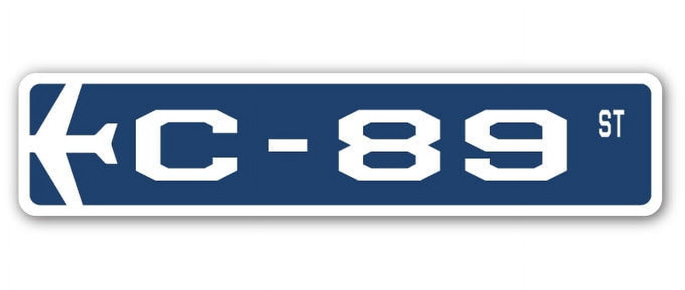 C-89 Street Sign Air Force Aircraft Military | Indoor/Outdoor | 36 ...