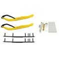 C&A Pro Yellow MTX Snowmobile Skis w/ 6" Round Bars Complete Kit Yamaha ...