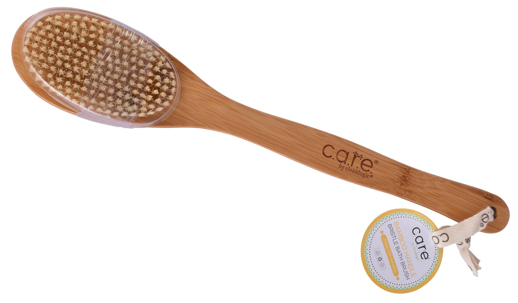 C.A.R.E. by Cleanlogic Bamboo Bristle Bath Brush - Walmart.com